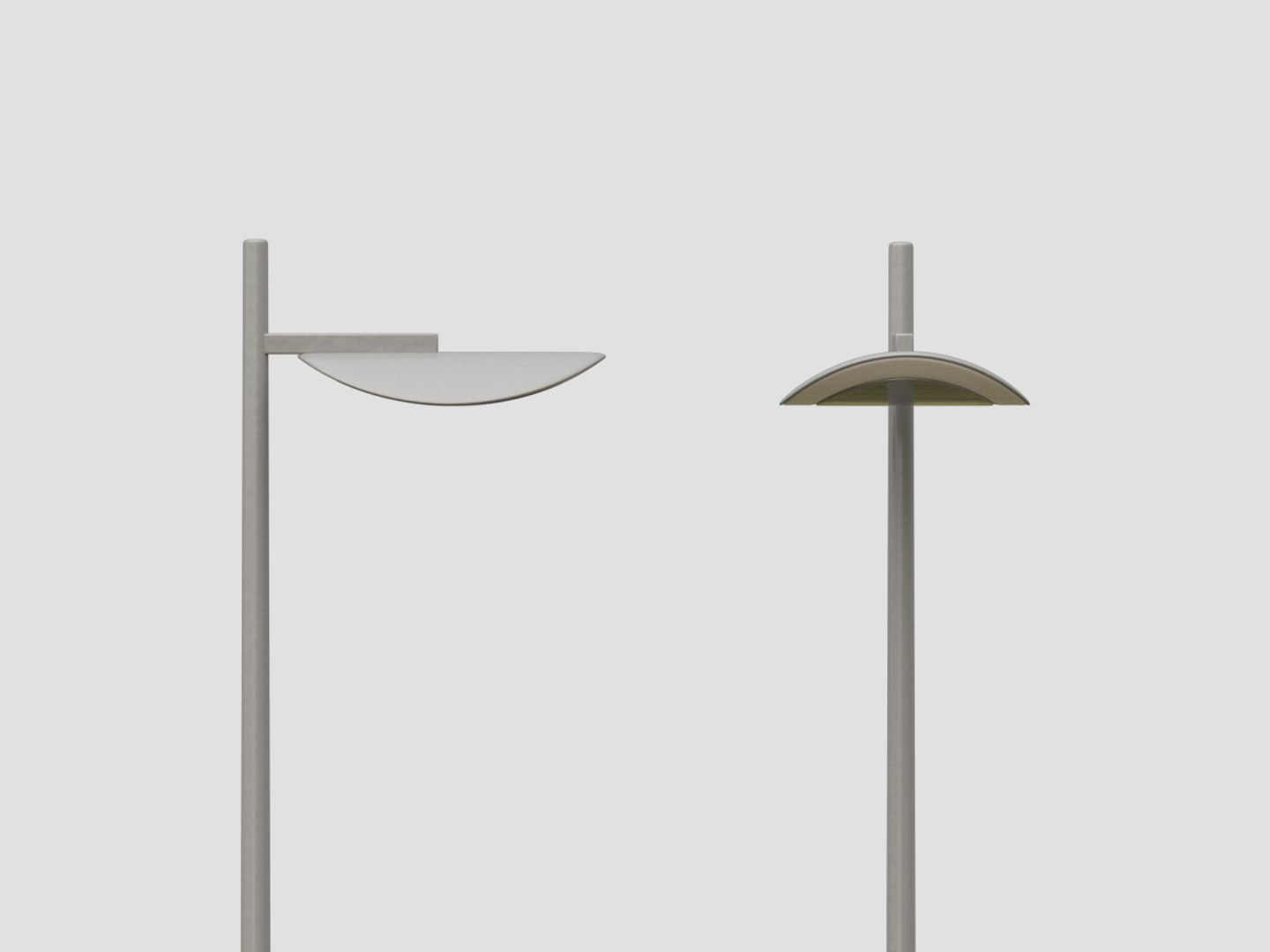 3d Model Of Modern Street Light