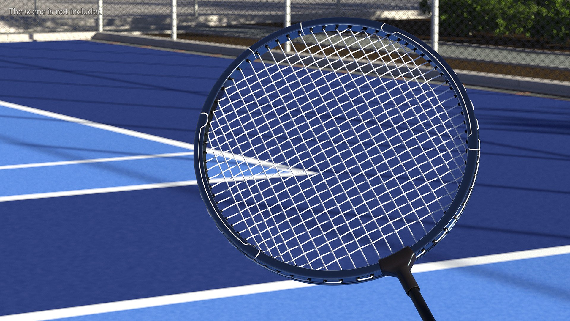 Professional Carbon Fiber Badminton Racket 3D - TurboSquid 2145489