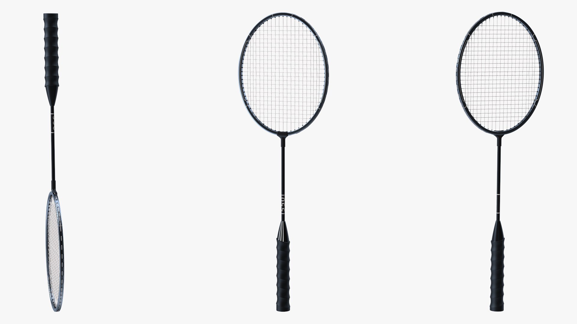 Professional Carbon Fiber Badminton Racket 3D - TurboSquid 2145489