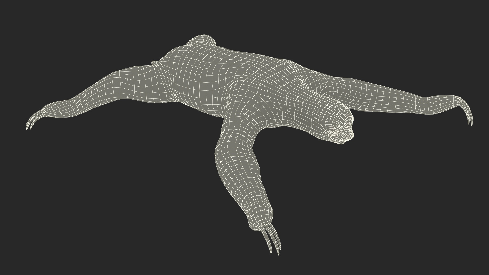 3D Sloth - TurboSquid 2180372