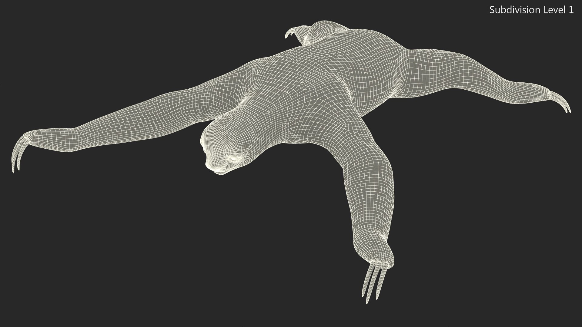 3D Sloth - TurboSquid 2180372