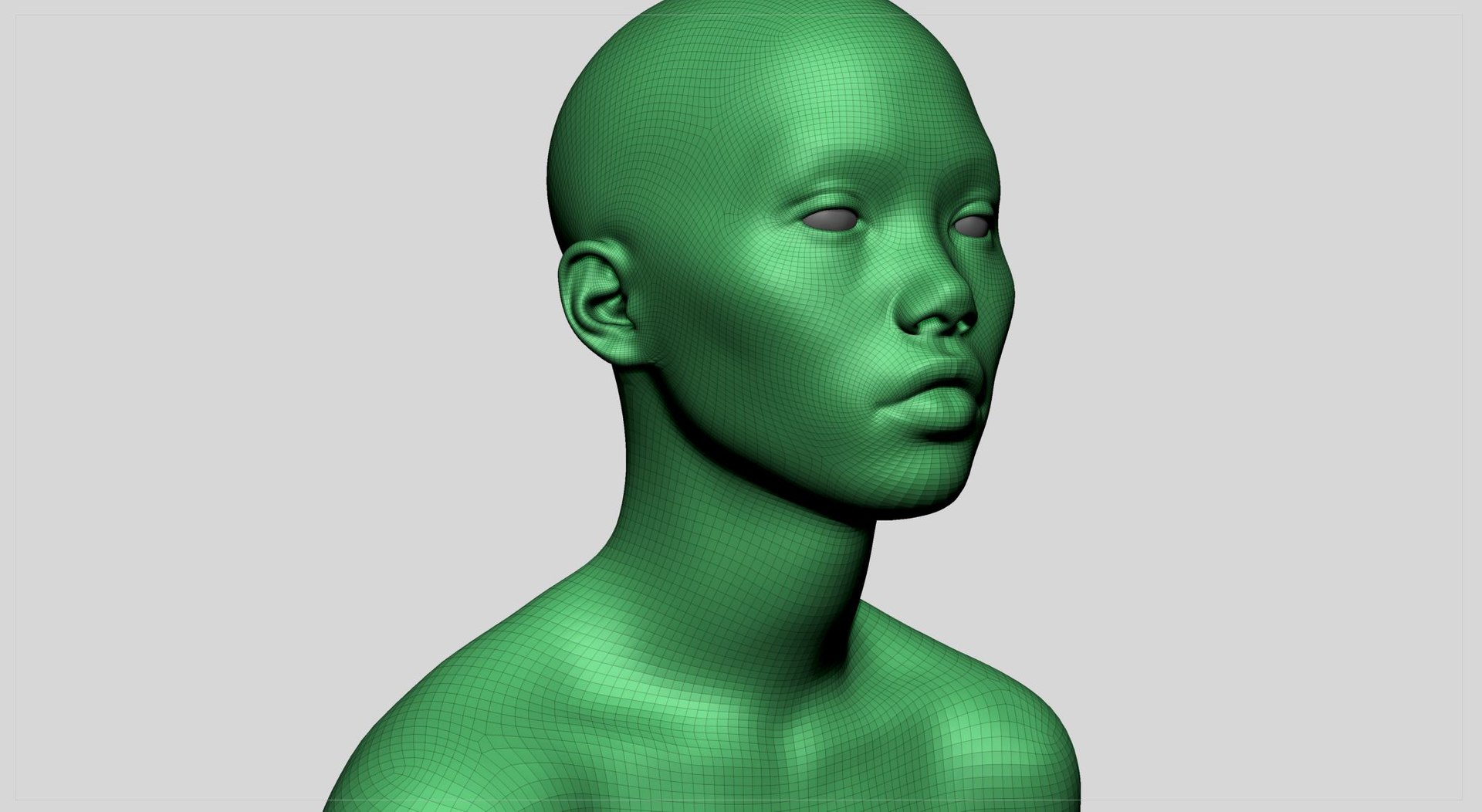 Head Asian 3D Model - TurboSquid 1688804
