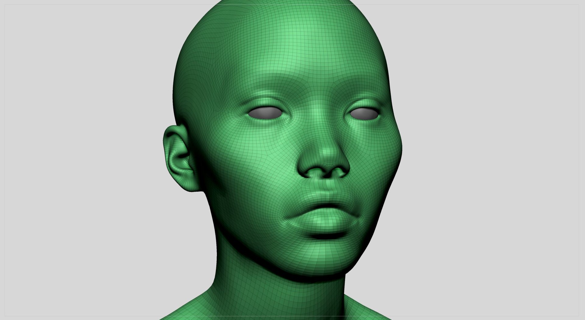 Head Asian 3D Model - TurboSquid 1688804