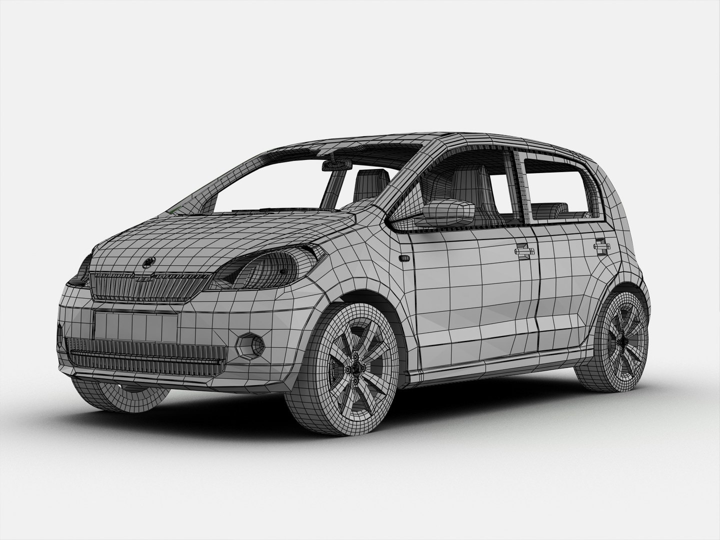 3d Model Of Skoda Car