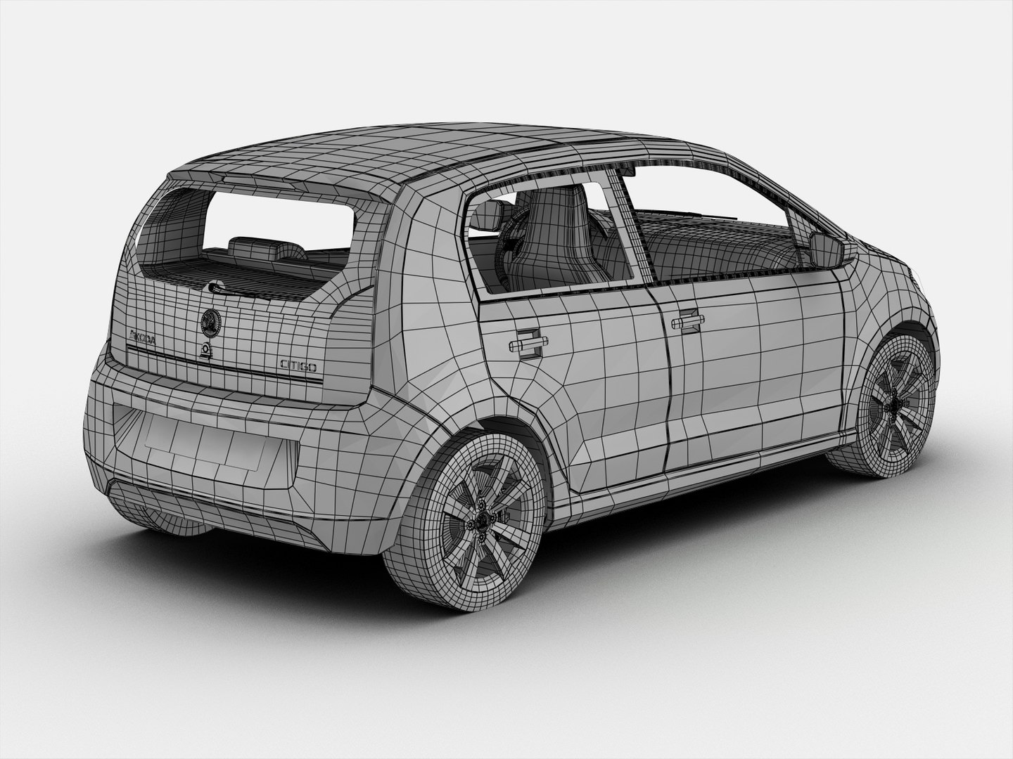 3d Model Of Skoda Car