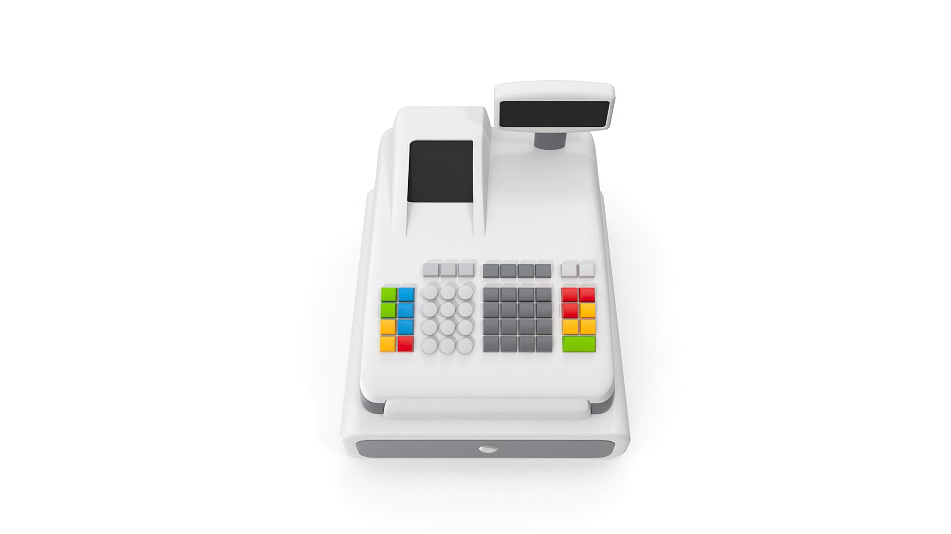 Cartoon Cash Register 3D - TurboSquid 2132992