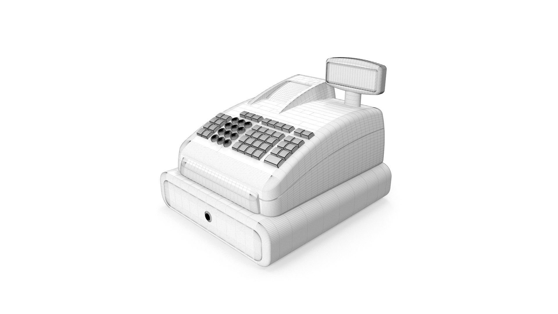 Cartoon Cash Register 3D - TurboSquid 2132992
