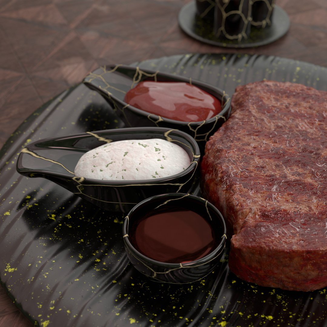 Meat Steak Model - TurboSquid 2098637