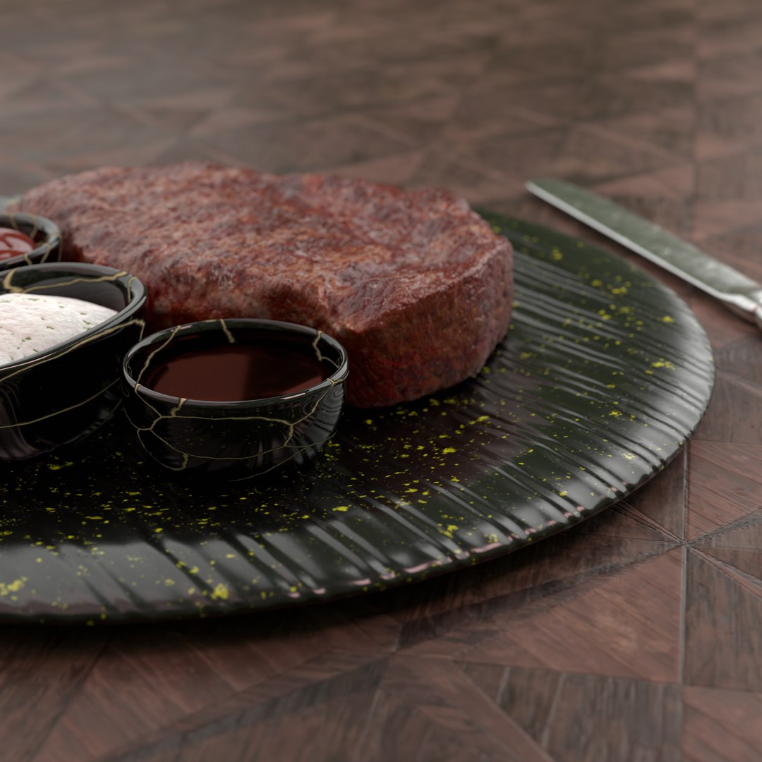 Meat Steak Model - TurboSquid 2098637