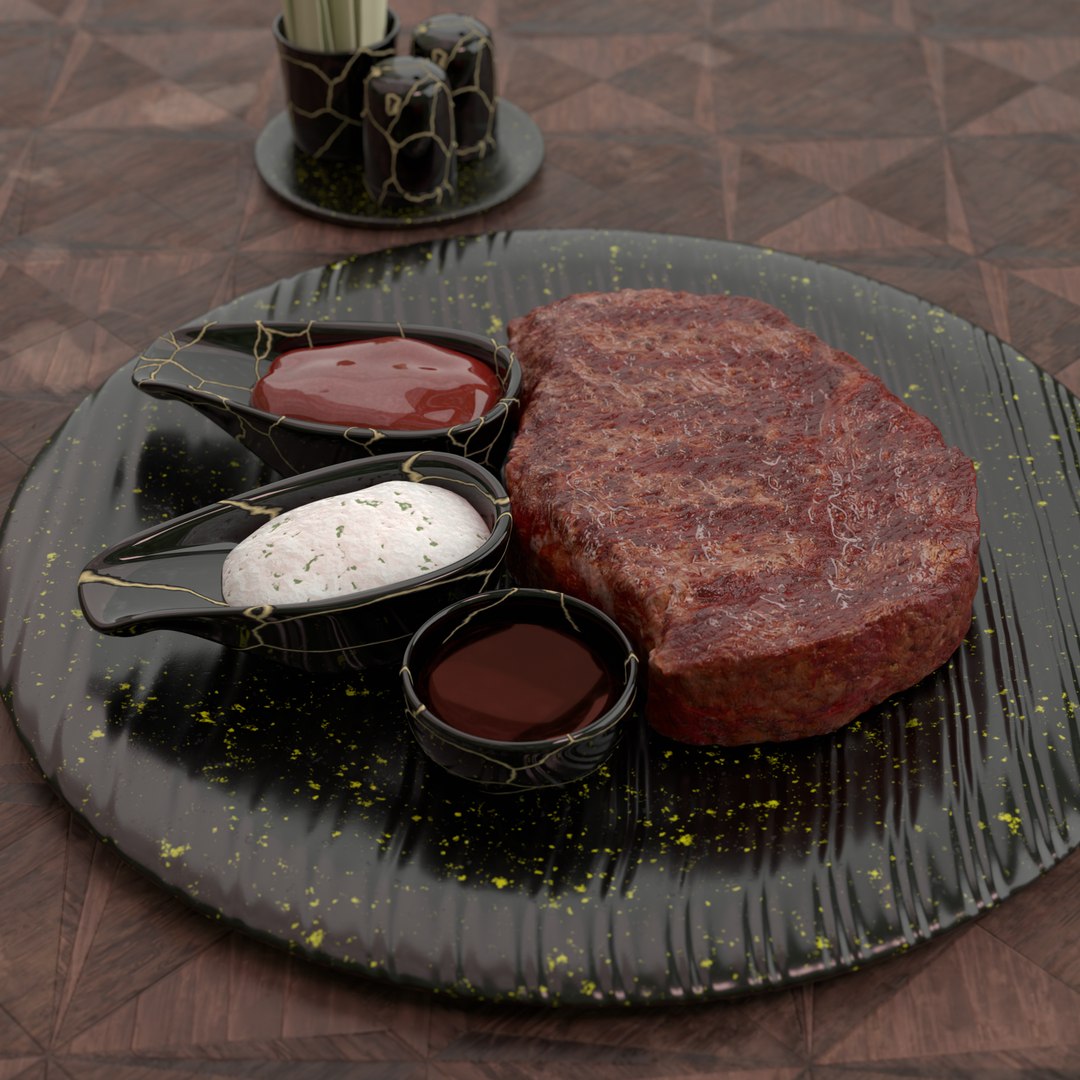 Meat Steak Model - TurboSquid 2098637
