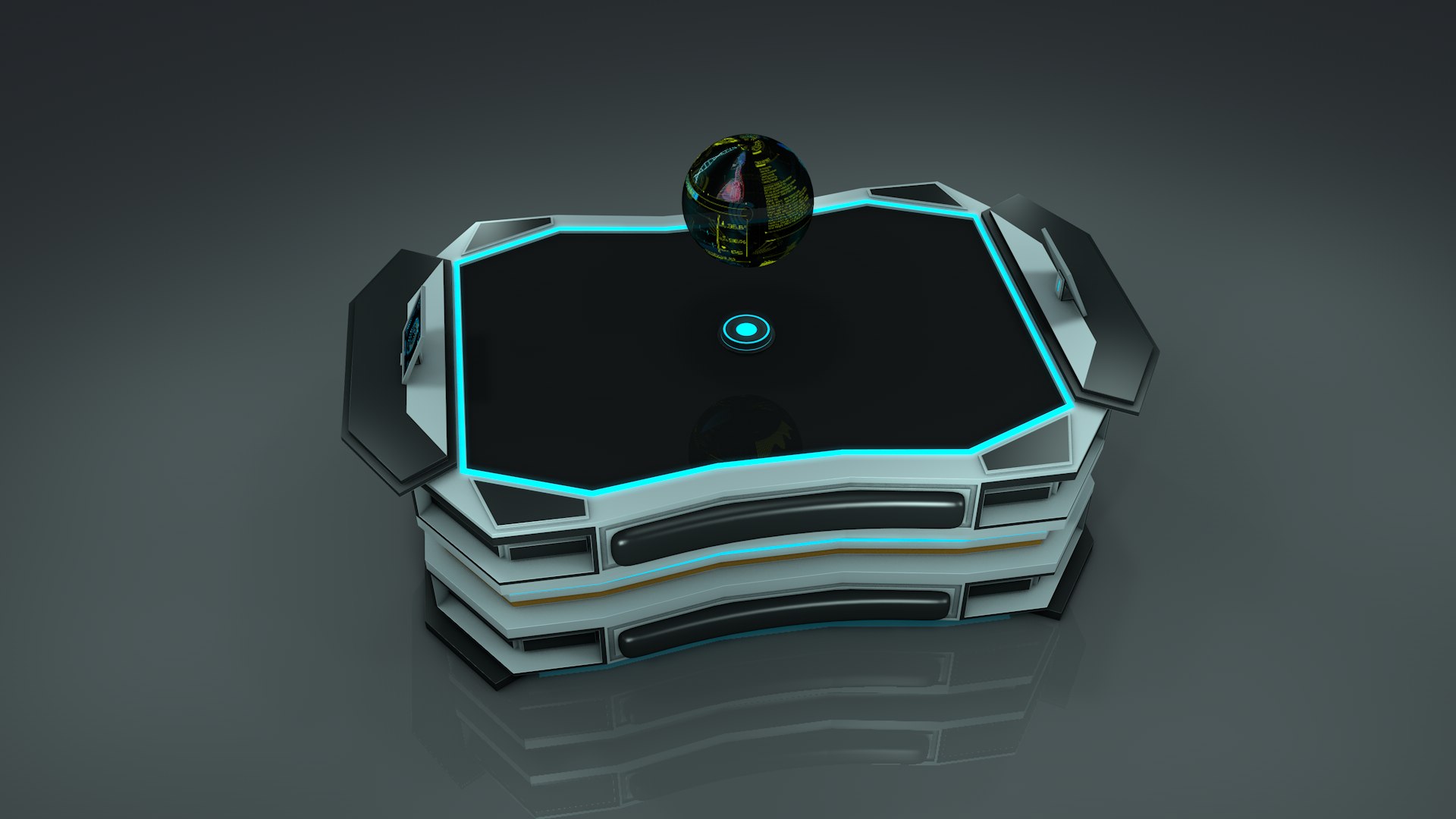 3D Sci Fi Table - TurboSquid 2394696