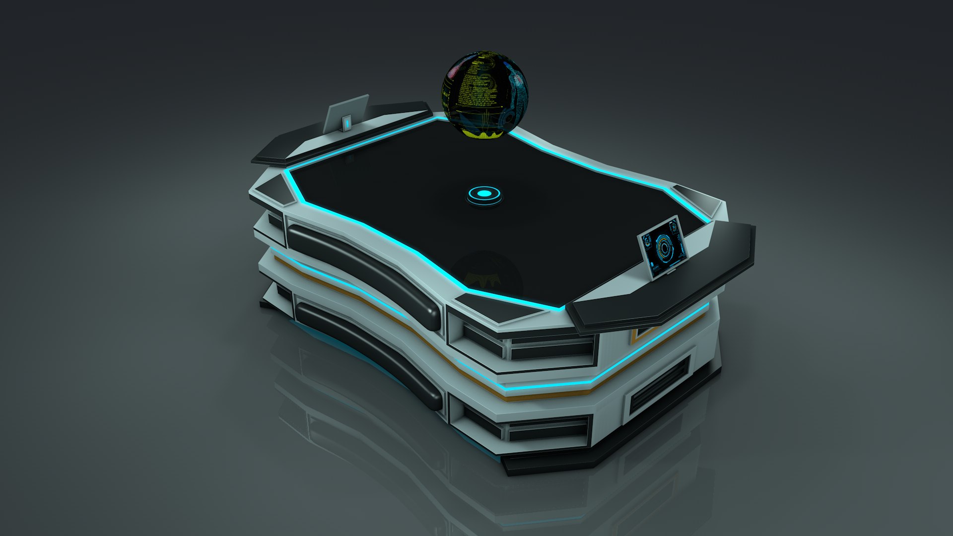 3D Sci Fi Table - TurboSquid 2394696