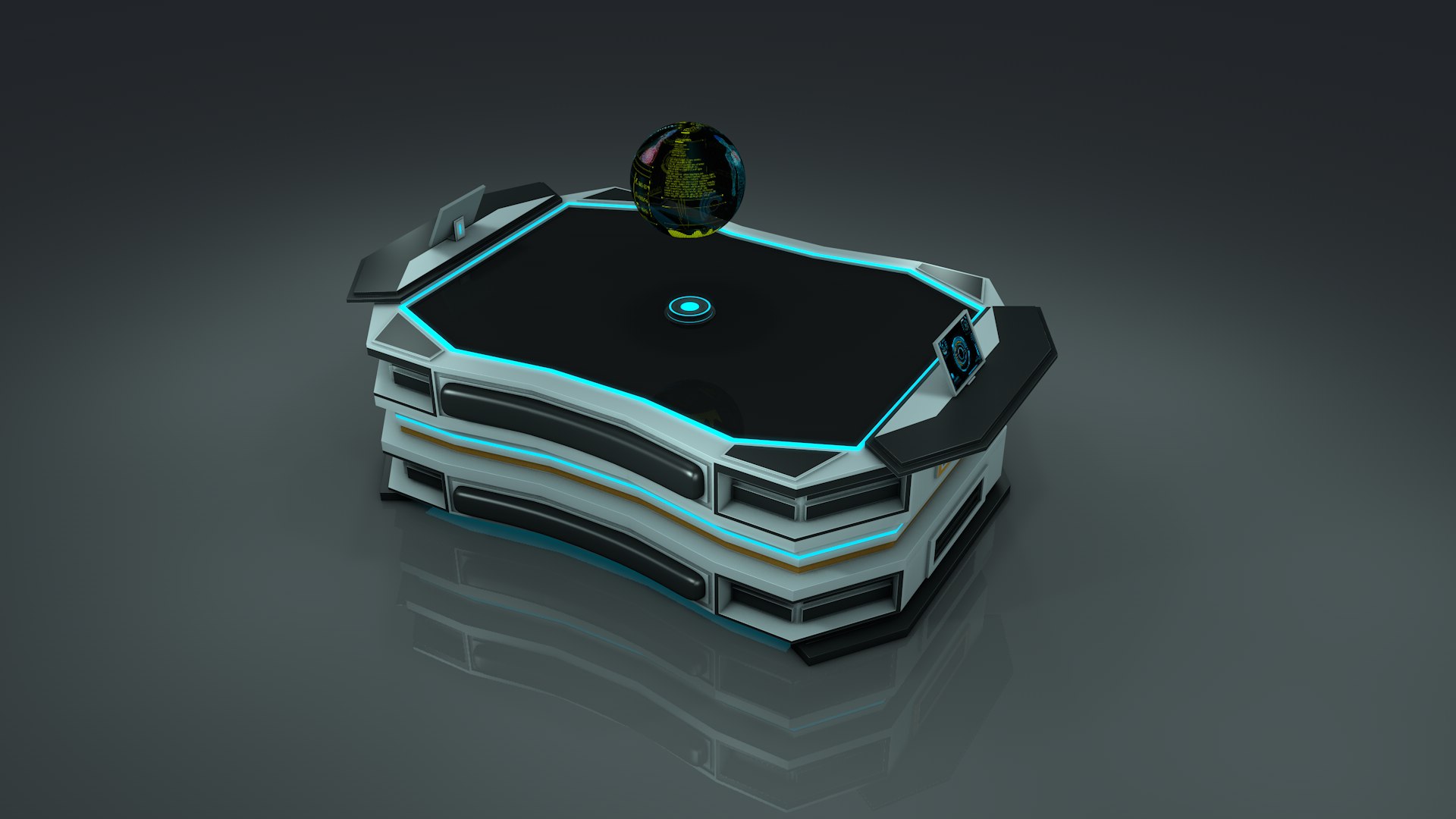 3D Sci Fi Table - TurboSquid 2394696