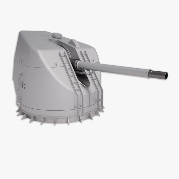 3d model 40 mm otobreda gun
