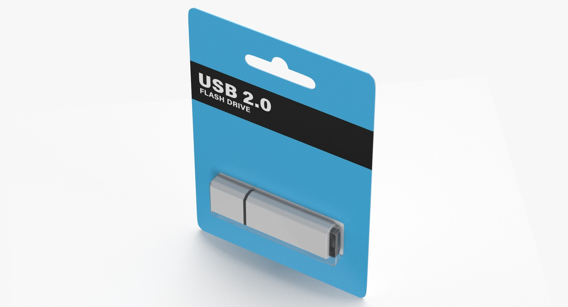 3D USB Stick Package Type 02 Box Blank and Generic Lebel - TurboSquid ...