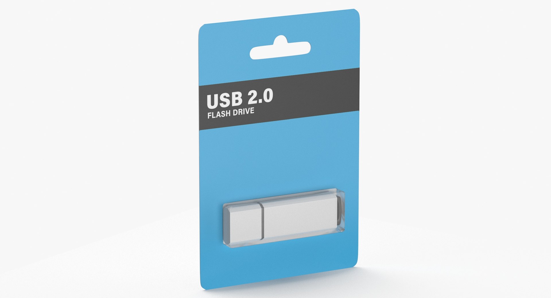 3D USB Stick Package Type 02 Box Blank and Generic Lebel - TurboSquid ...
