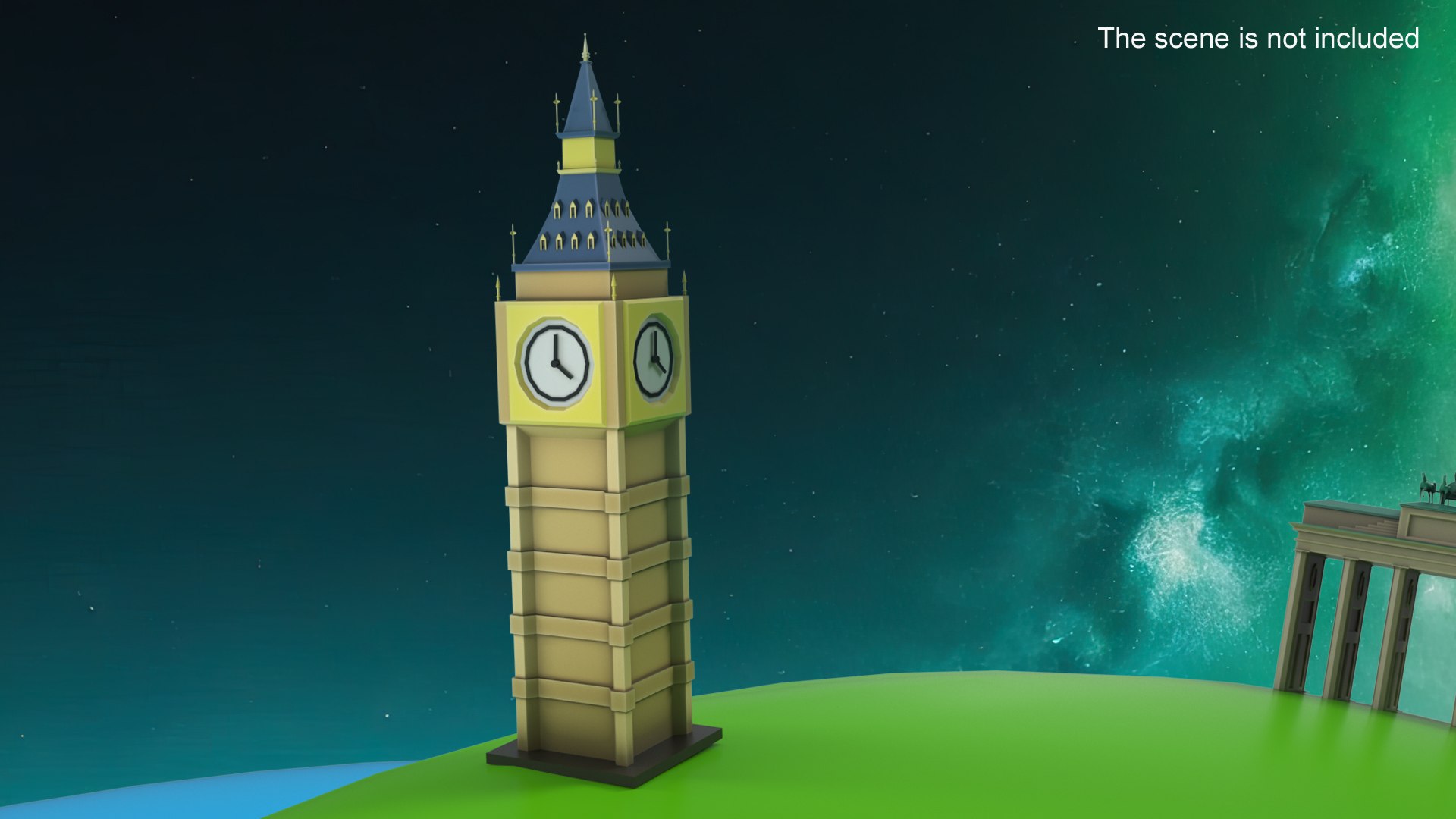 Low Poly Cartoon Towers Collection 3D Model - TurboSquid 2388880