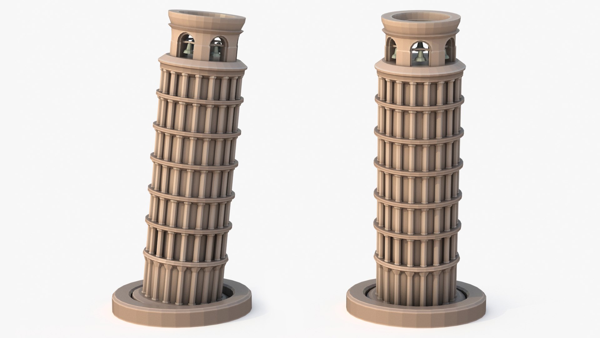 Low Poly Cartoon Towers Collection 3D Model - TurboSquid 2388880