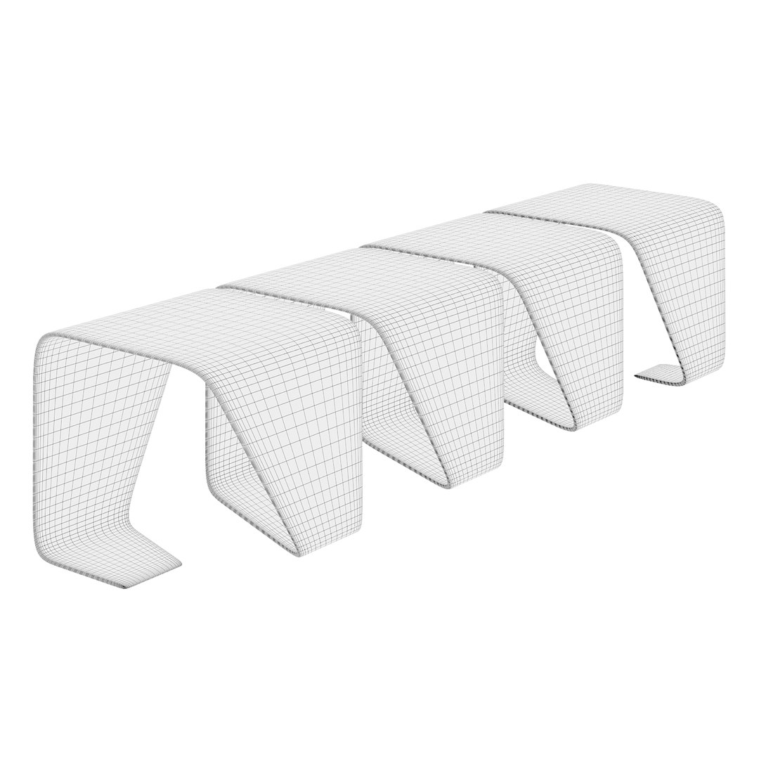 DNA Bench 3D Model - TurboSquid 2255042