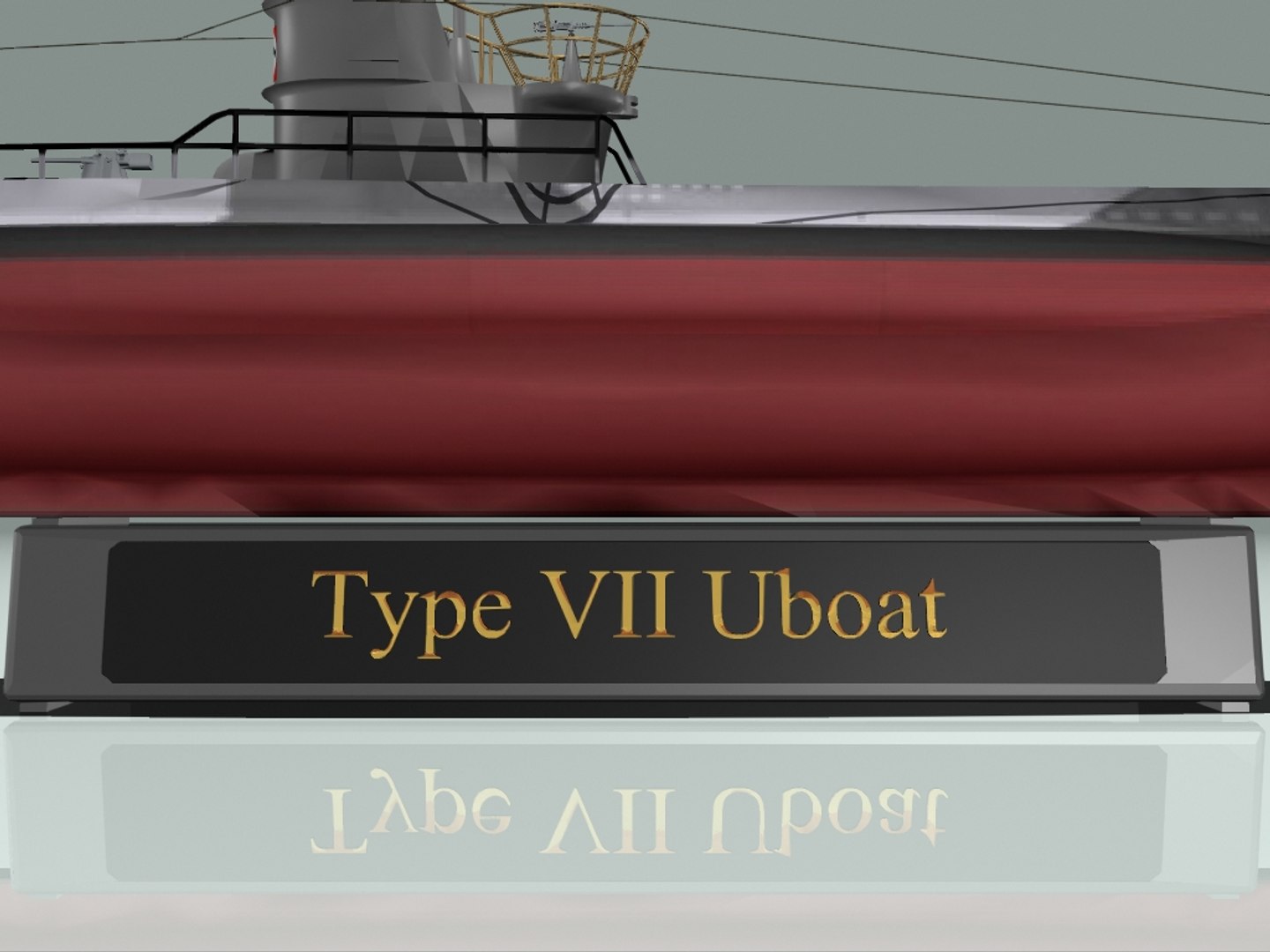 Nazi Type Vii U-boat 3d Lwo