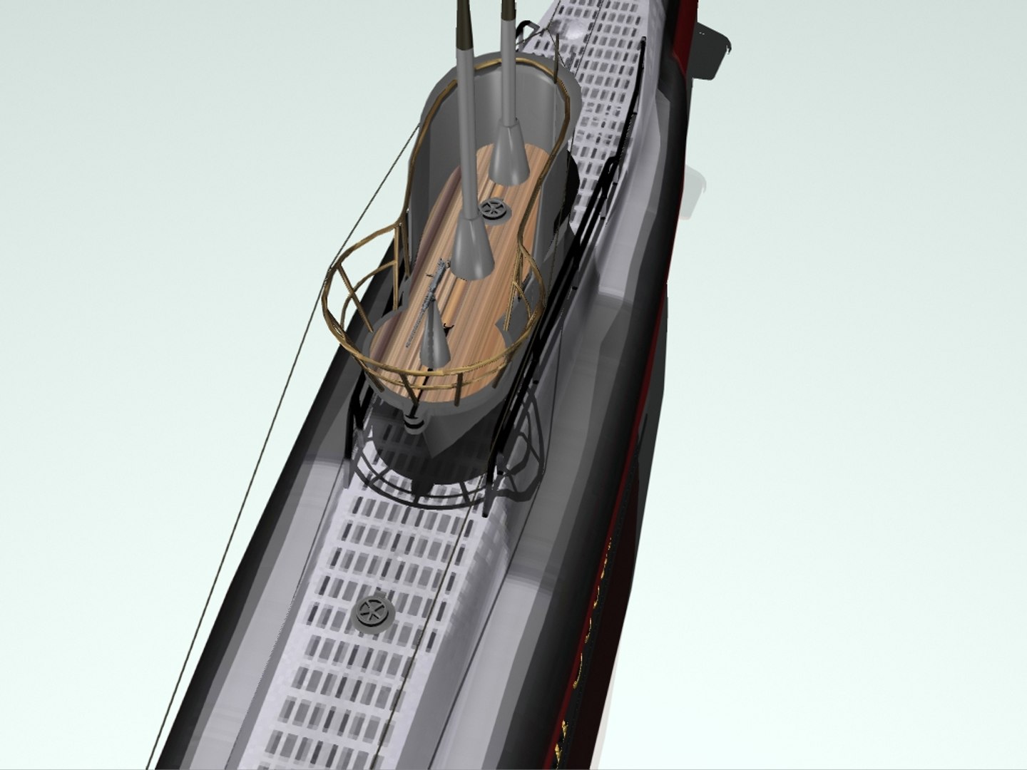 Nazi Type Vii U-boat 3d Lwo