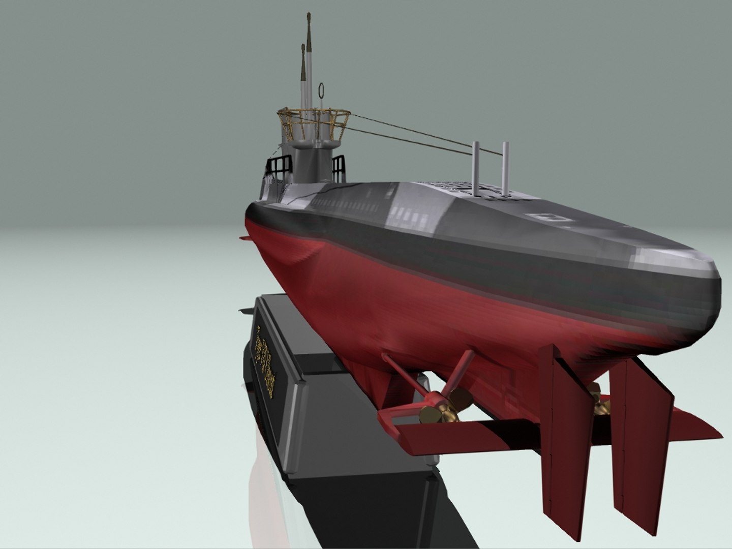 Nazi Type Vii U-boat 3d Lwo