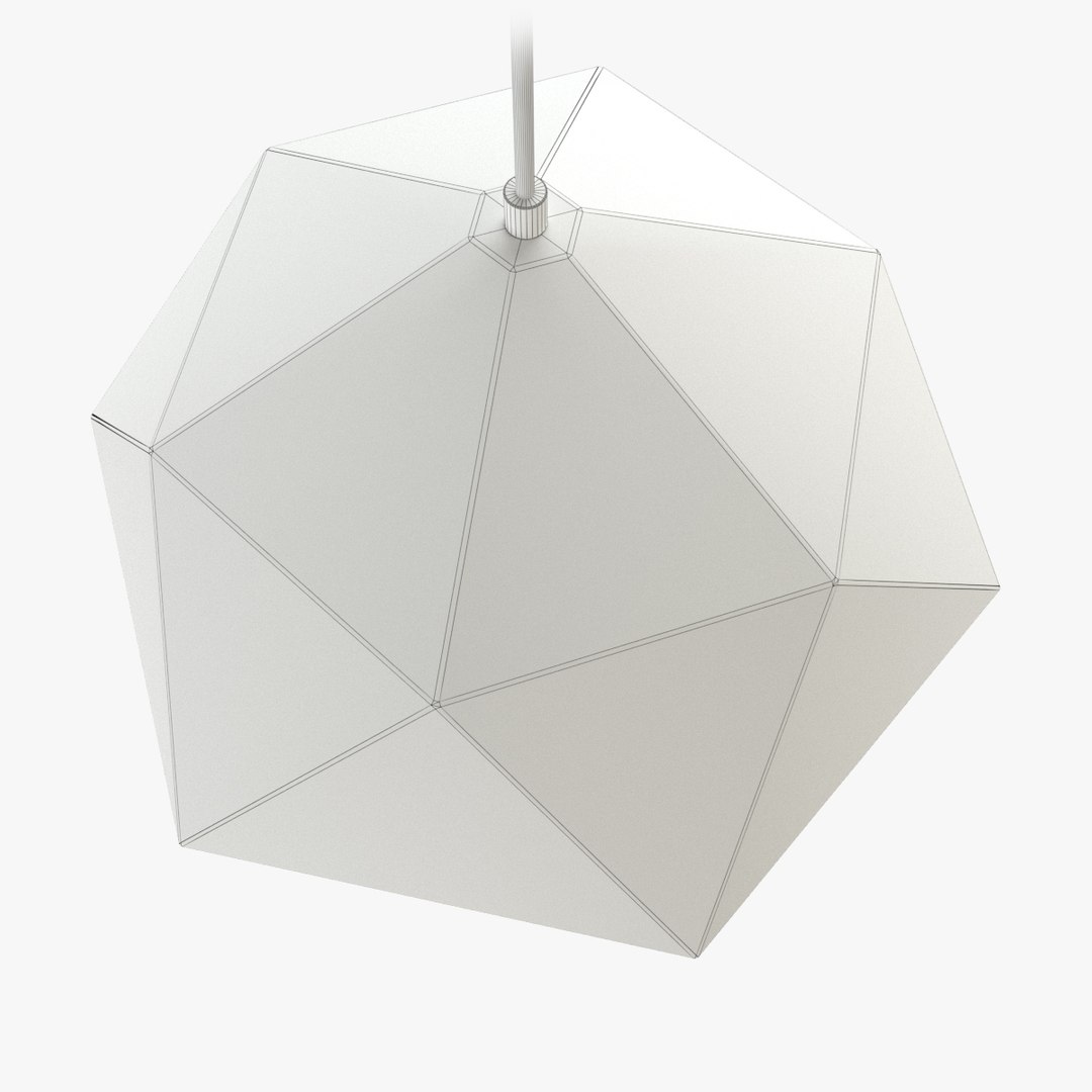 Modern Low-poly Style Lamp 3D - TurboSquid 1159281