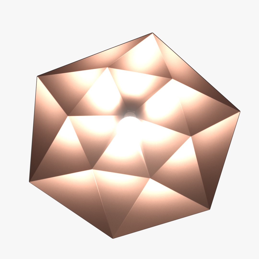 Modern Low-poly Style Lamp 3D - TurboSquid 1159281