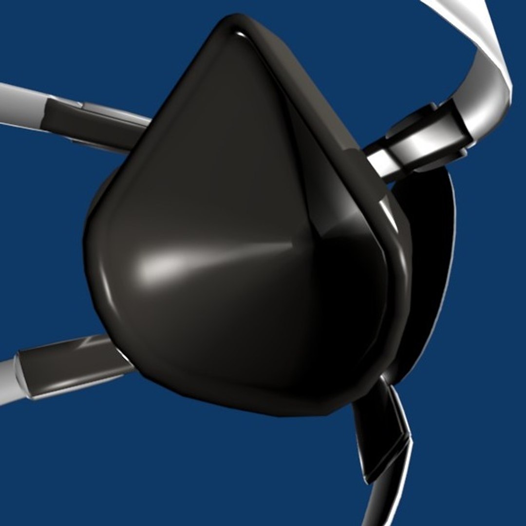 face mask 3m 3d model