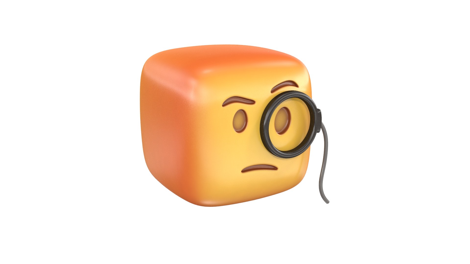 3D Smiley Face Emoji 50 - TurboSquid 2088128