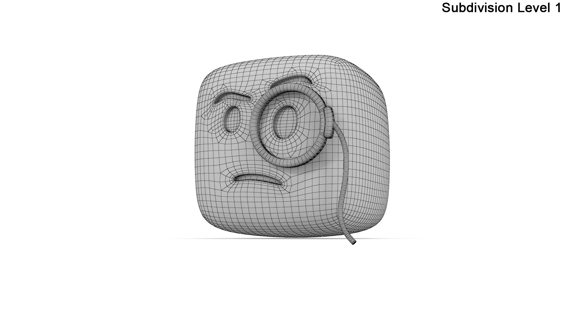 3D Smiley Face Emoji 50 - TurboSquid 2088128
