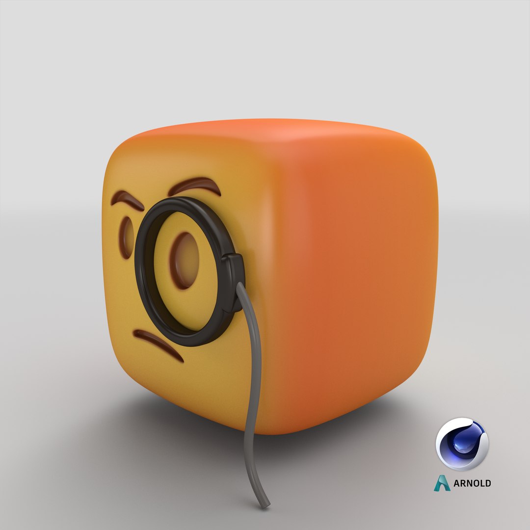 3D Smiley Face Emoji 50 - TurboSquid 2088128