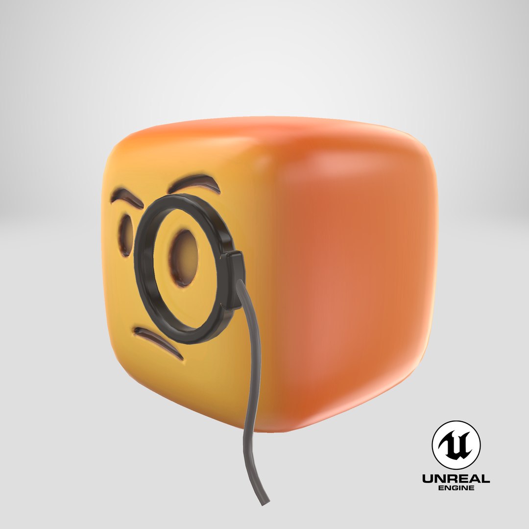 3D Smiley Face Emoji 50 - TurboSquid 2088128