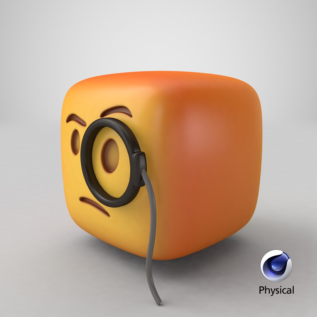 3D Smiley Face Emoji 50 - TurboSquid 2088128