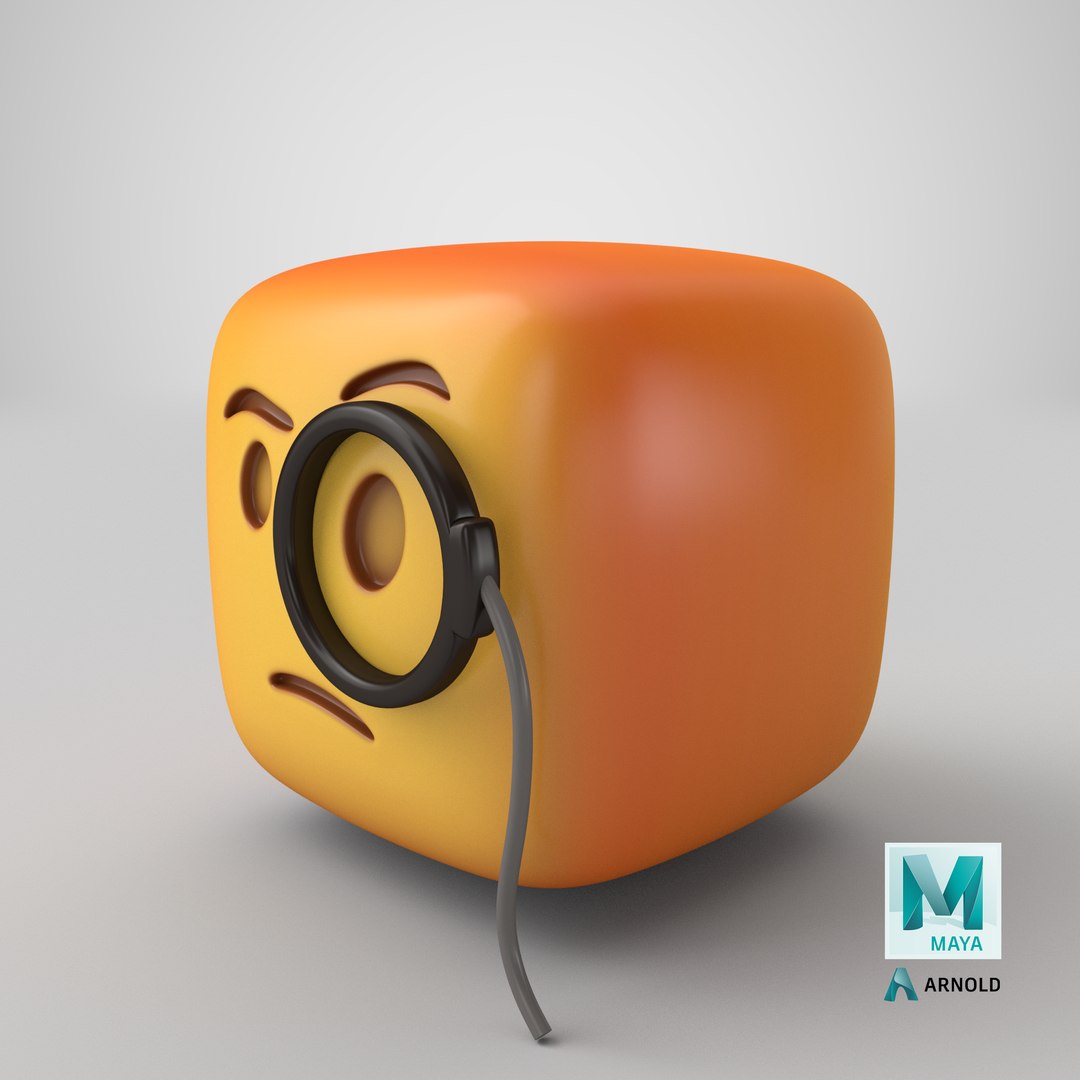 3D Smiley Face Emoji 50 - TurboSquid 2088128