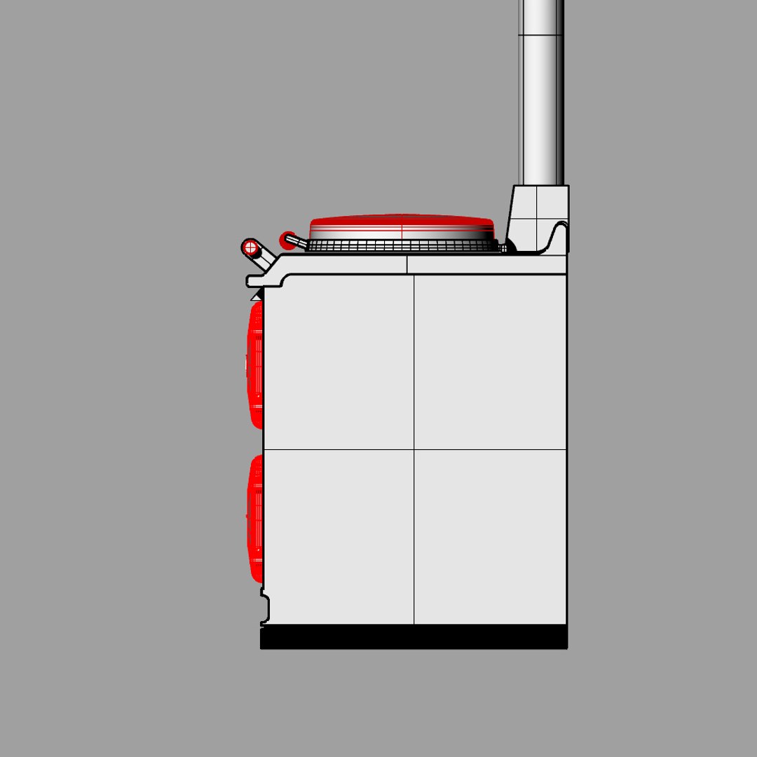 3d Model Aga Stove