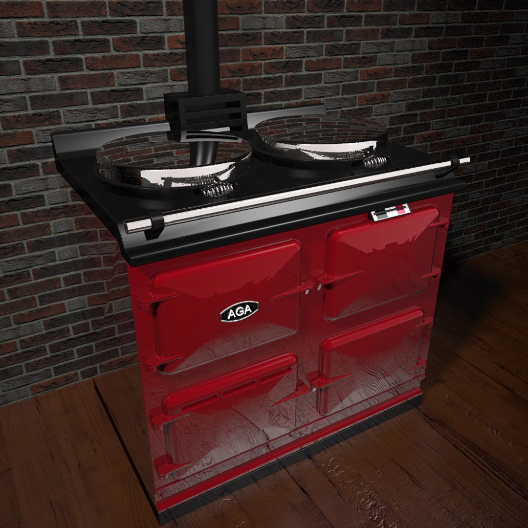 3d Model Aga Stove