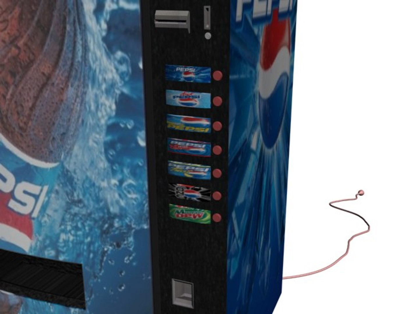 Pepsi Machine 3d Max