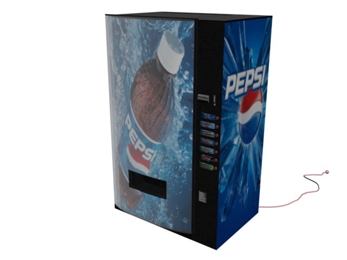 Pepsi Machine 3d Max