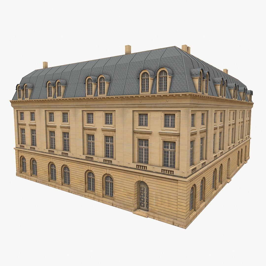 3D Classical Building Model - TurboSquid 1337616