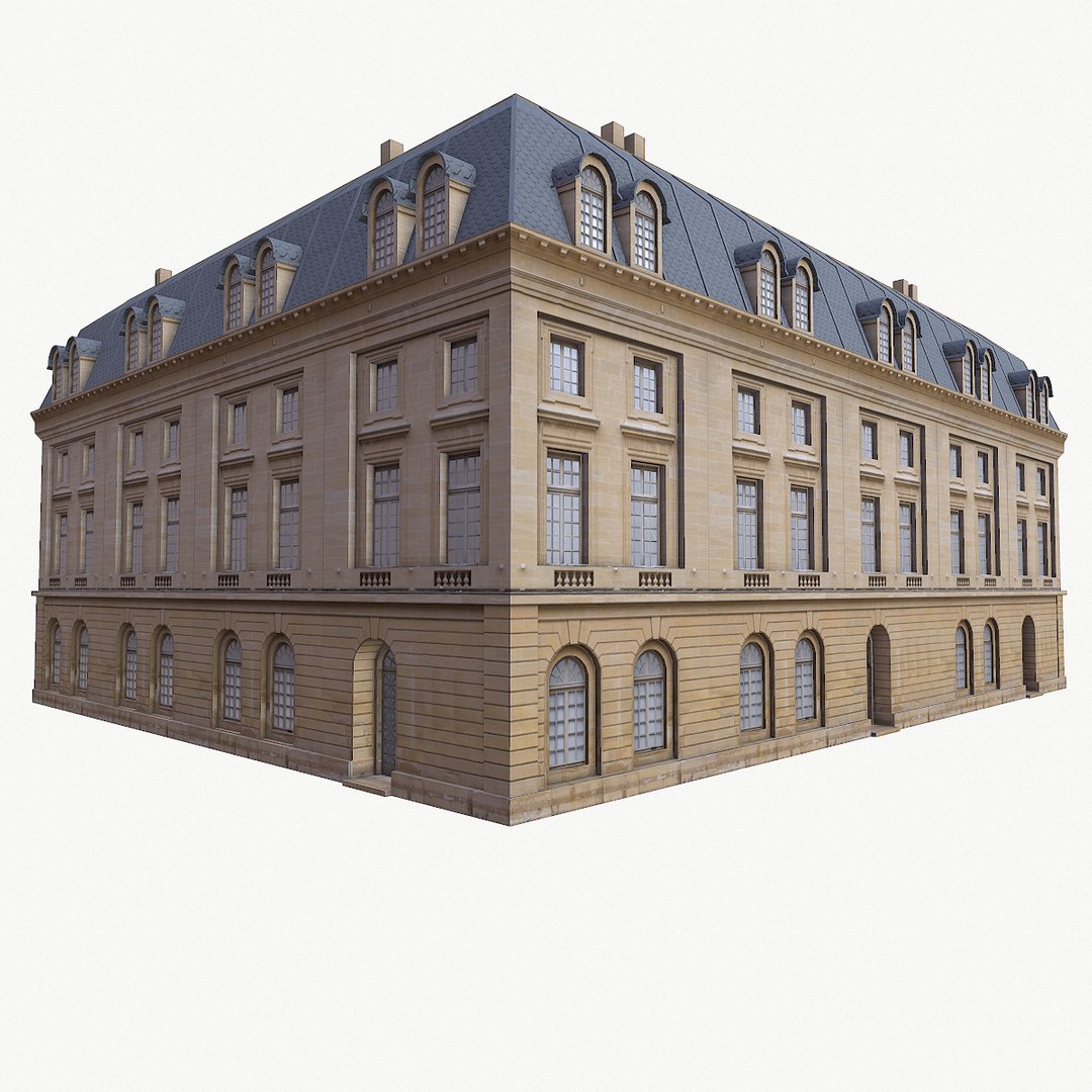 3D Classical Building Model - TurboSquid 1337616