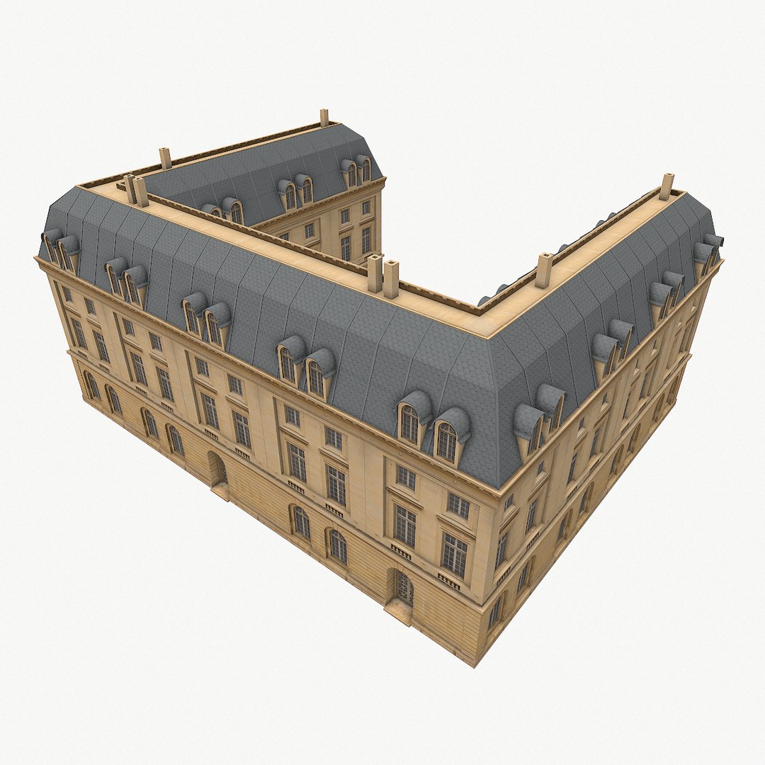 3D Classical Building Model - TurboSquid 1337616