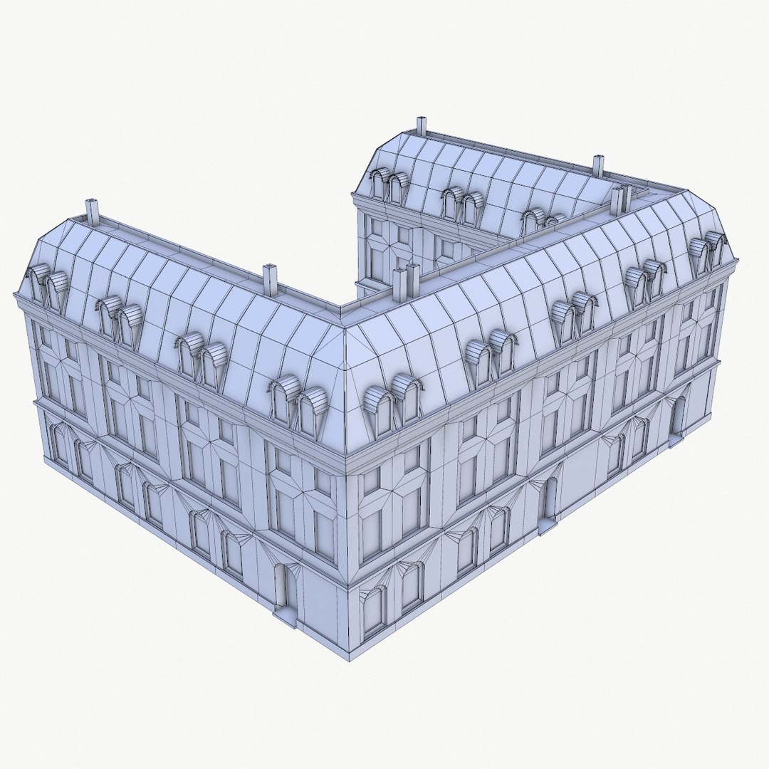 3D Classical Building Model - TurboSquid 1337616