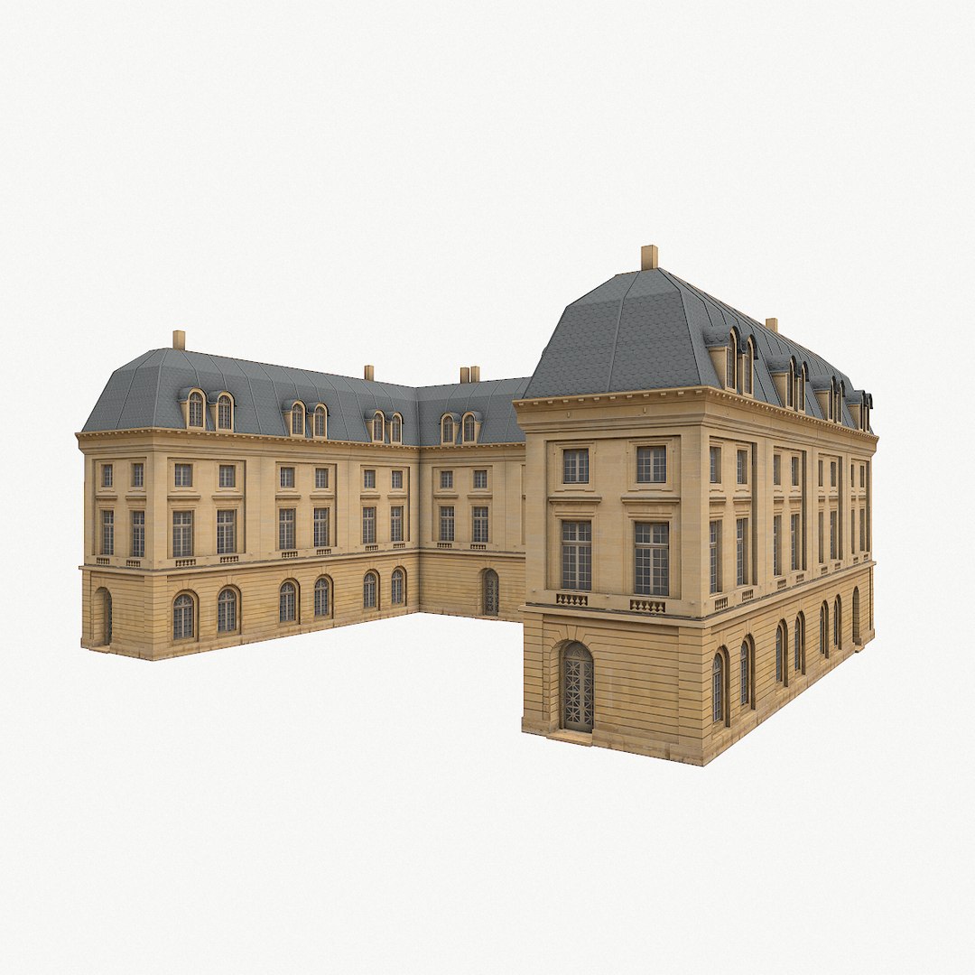 3D Classical Building Model - TurboSquid 1337616