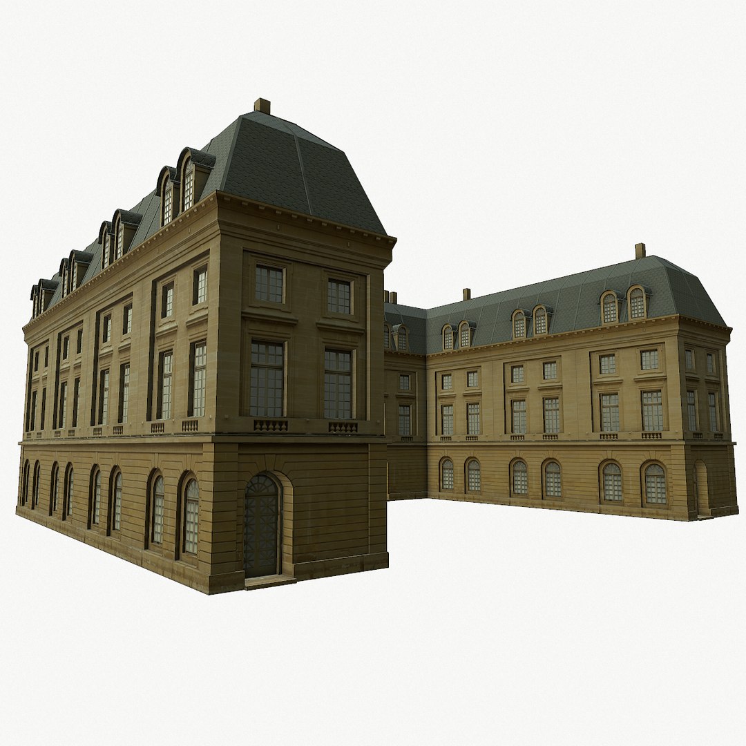 3D Classical Building Model - TurboSquid 1337616