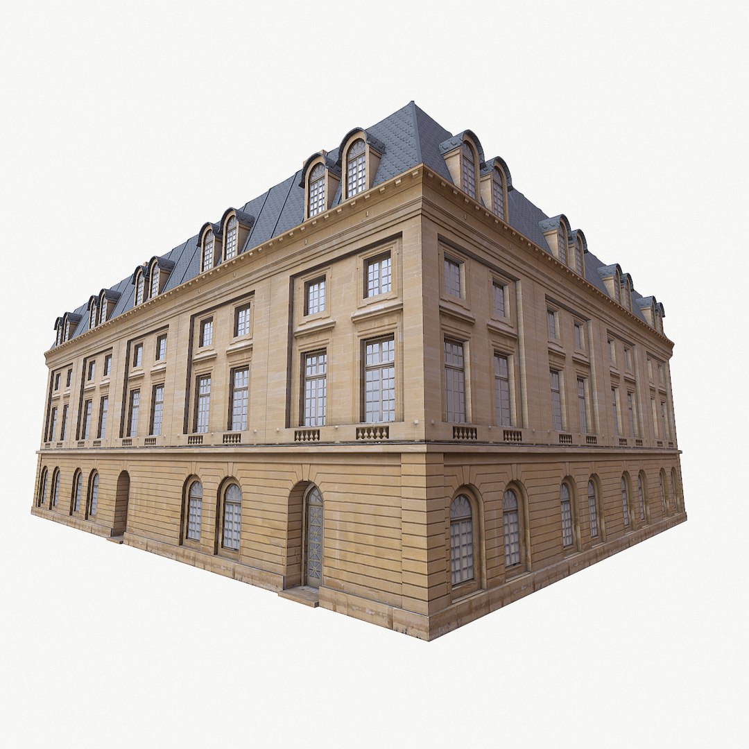 3D Classical Building Model - TurboSquid 1337616