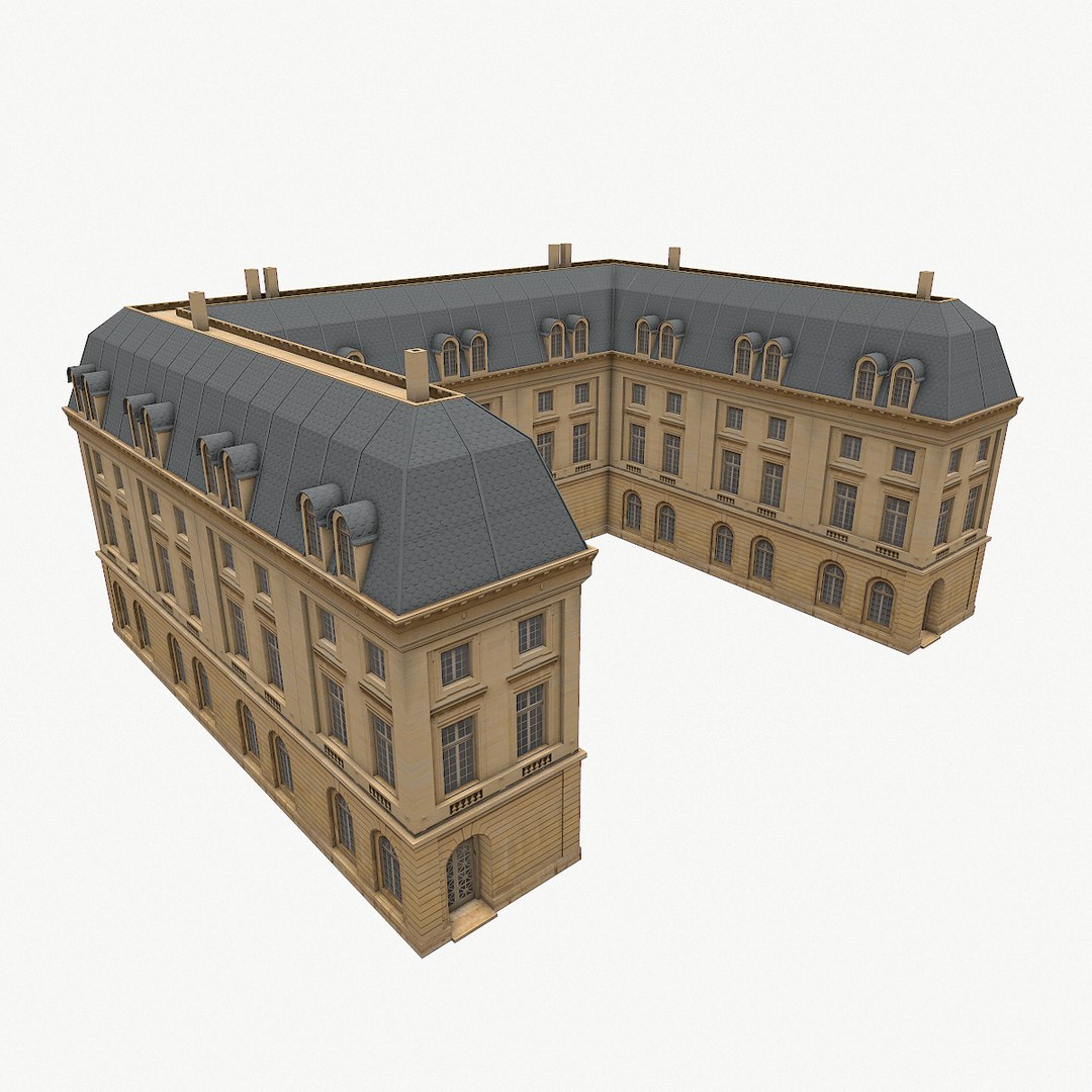 3D Classical Building Model - TurboSquid 1337616