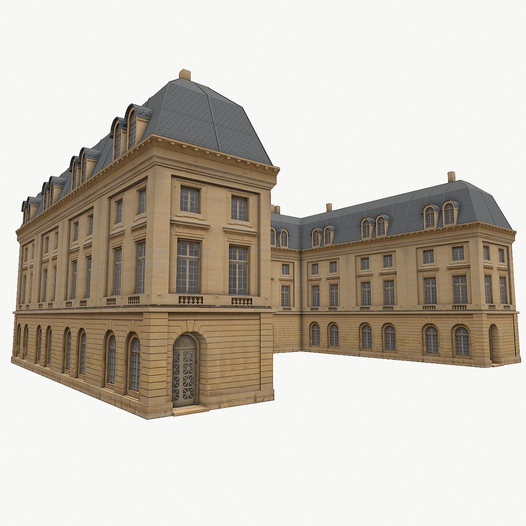 3D Classical Building Model - TurboSquid 1337616