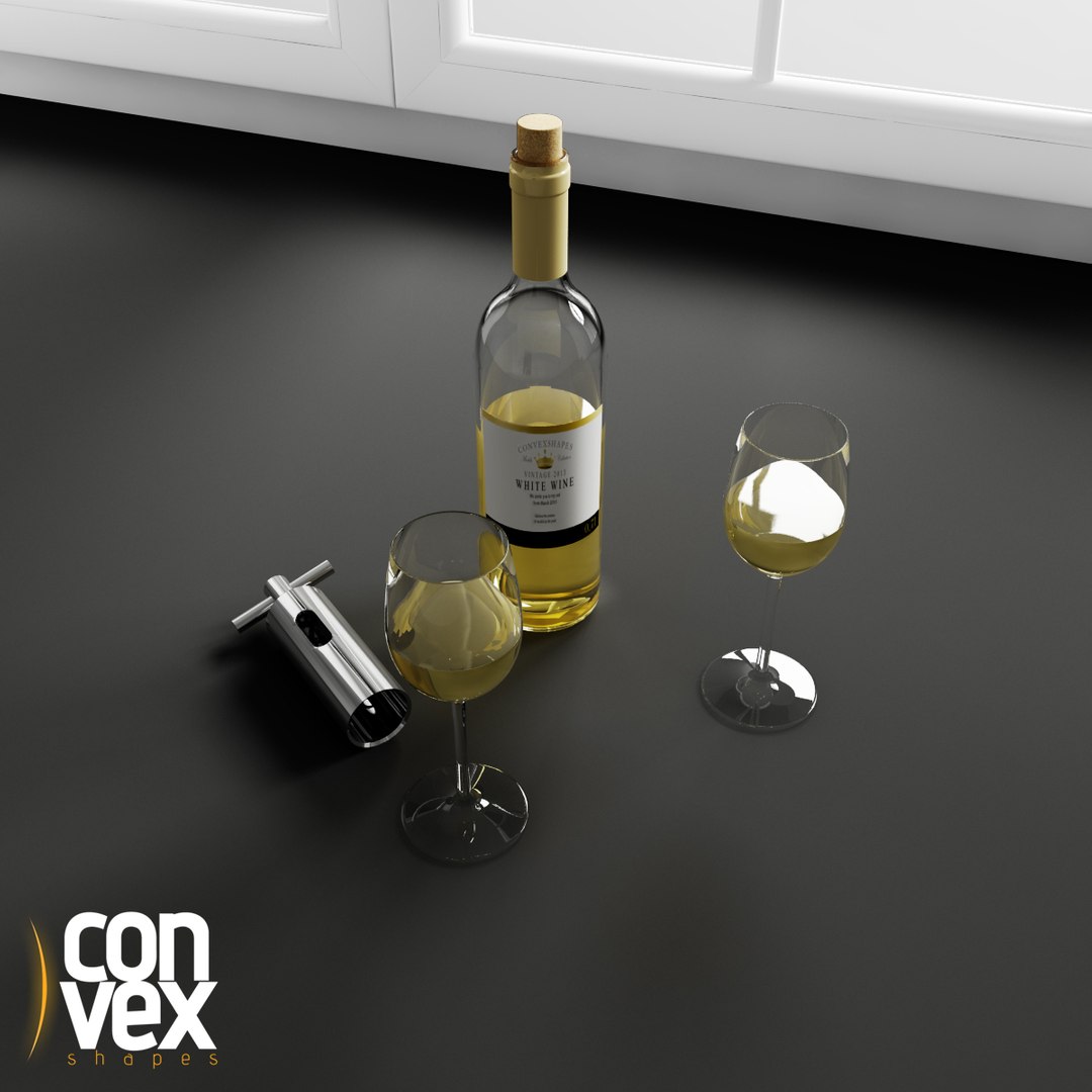 convexshapes kitchen decoration vol 1 3d model