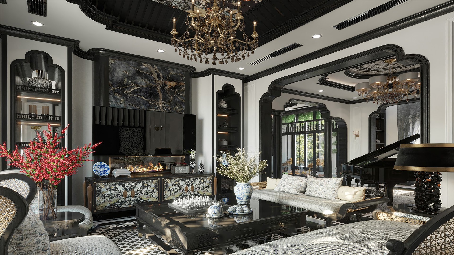 3D House 04 - 1st of Villa 01 - Indochine - HanhCT - MAX FBX OBJ SKP ...